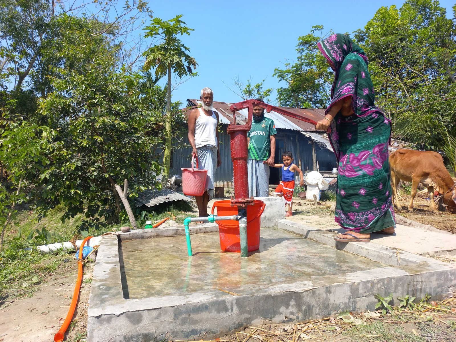 Hand Tube Well under SWASH – Prantic Unnayan Society